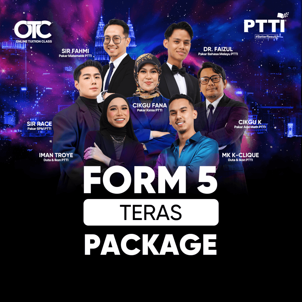 OTC Form 5 Teras Package - PTTI - Better Results Online Tuition